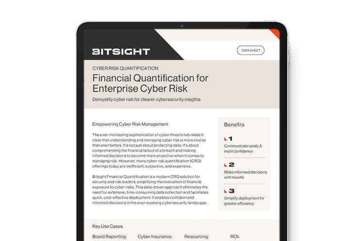 Bitsight Financial Quantification for Enterprise Cyber Risk | Bitsight